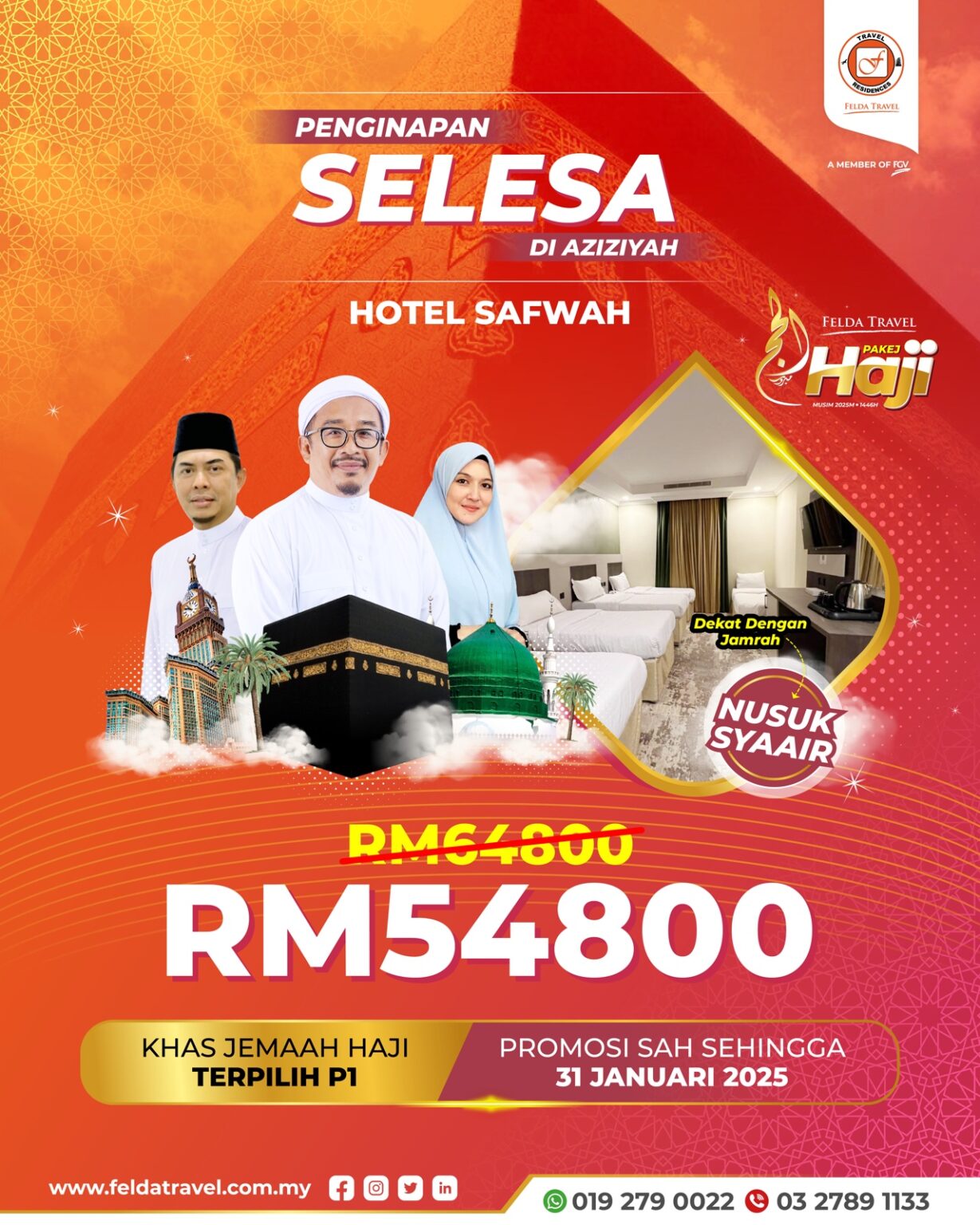 Pakej Haji 2025 – FELDA TRAVEL SDN BHD