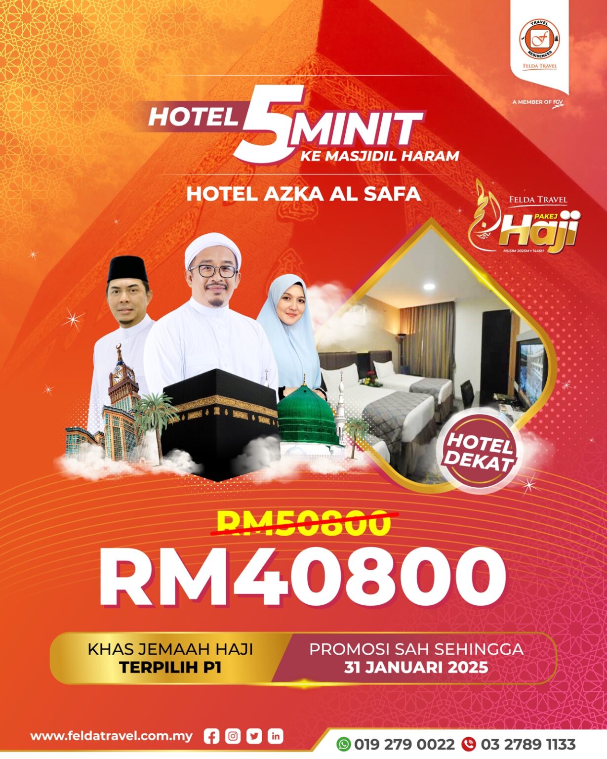 Pakej Haji 2025 – FELDA TRAVEL SDN BHD