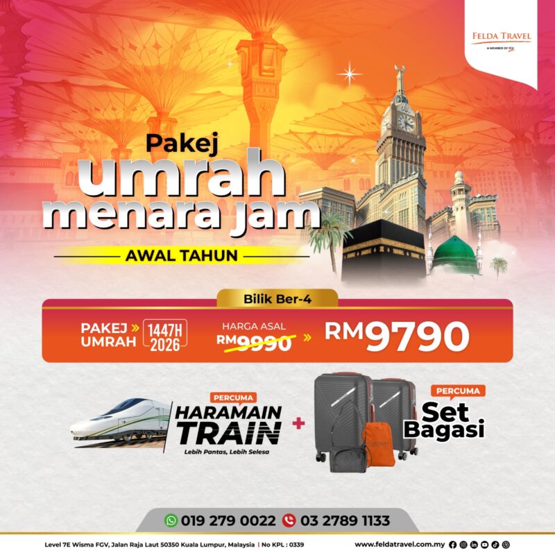 Pakej Umrah 2026 – FELDA TRAVEL SDN BHD